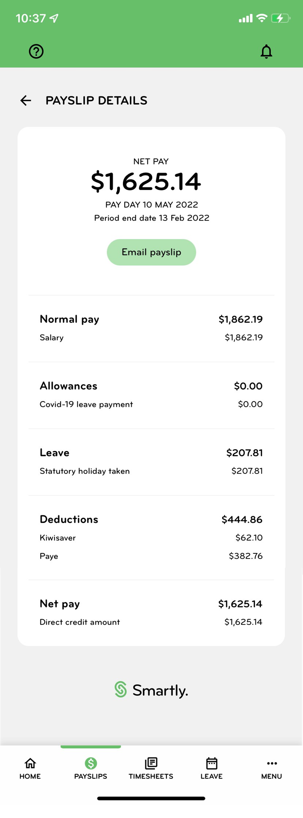 Smartly Understanding Payslips Smartly Understanding Payslips